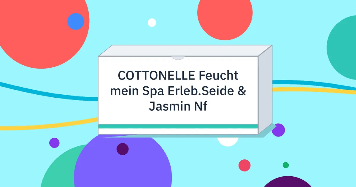 Symbolbild: Packung mit der Aufschrift COTTONELLE Feucht mein Spa Erleb.Seide & Jasmin Nf (PZN 16882396) – Verfügbarkeit und Bezug in Apotheken in Frankfurt am Main
