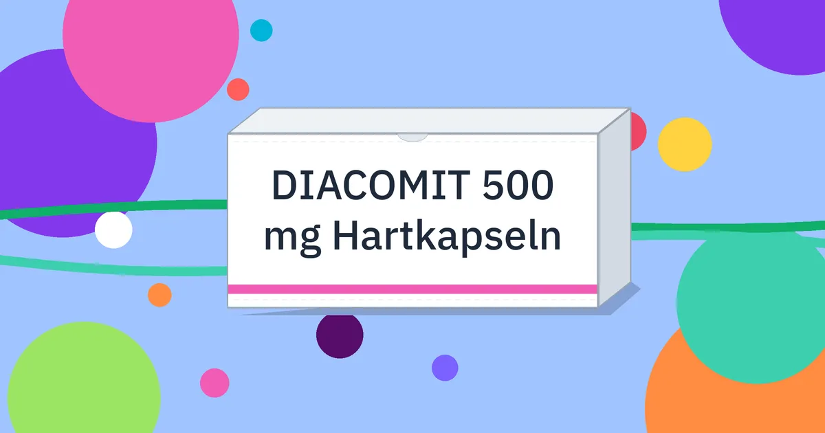 Symbolbild: Packung mit der Aufschrift DIACOMIT 500 mg Hartkapseln (PZN 12755258) – Verfügbarkeit und Bezug in Apotheken in Frankfurt am Main