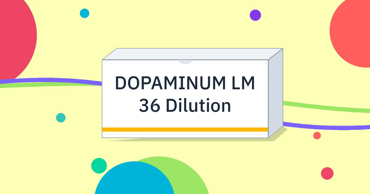 Symbolbild: Packung mit der Aufschrift DOPAMINUM LM 36 Dilution (PZN 12842916) – Verfügbarkeit und Bezug in Apotheken in Frankfurt am Main