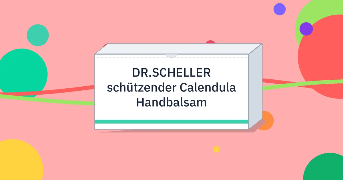 Symbolbild: Packung mit der Aufschrift DR.SCHELLER schützender Calendula Handbalsam (PZN 18271343) – Verfügbarkeit und Bezug in Apotheken in Frankfurt am Main