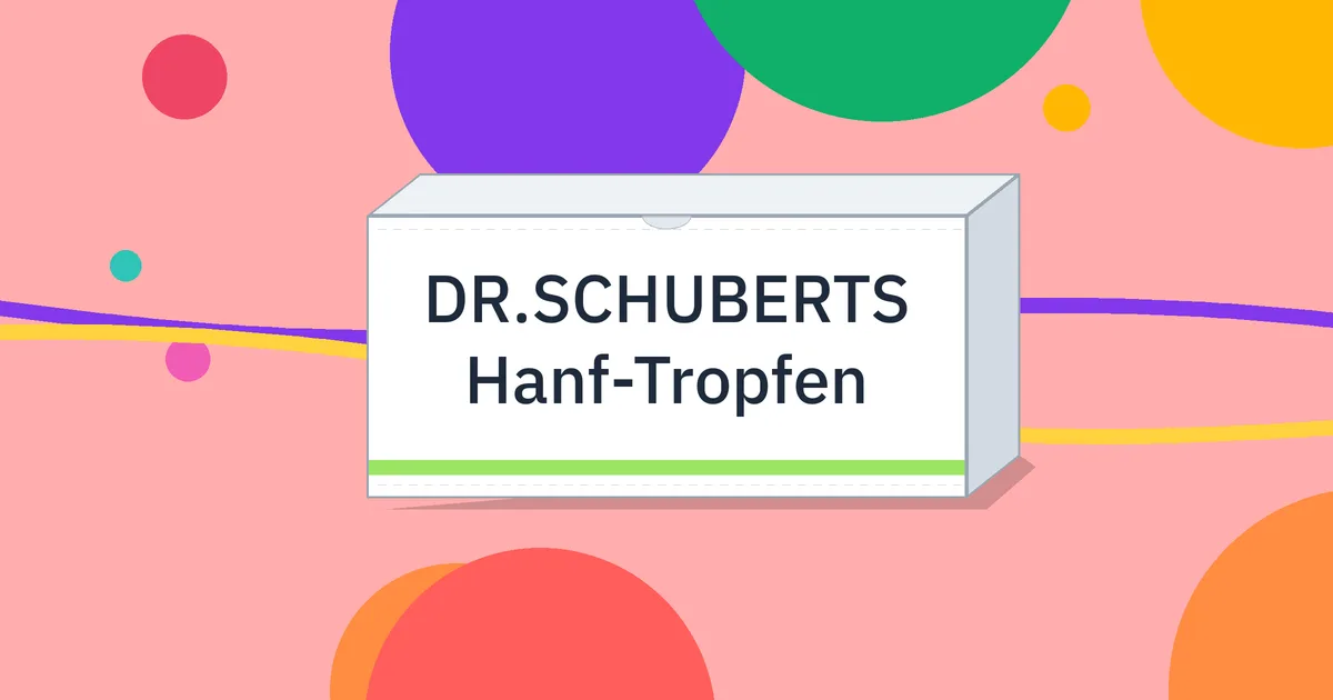 Symbolbild: Packung mit der Aufschrift DR.SCHUBERTS Hanf-Tropfen (PZN 17295927) – Verfügbarkeit und Bezug in Apotheken in Frankfurt am Main
