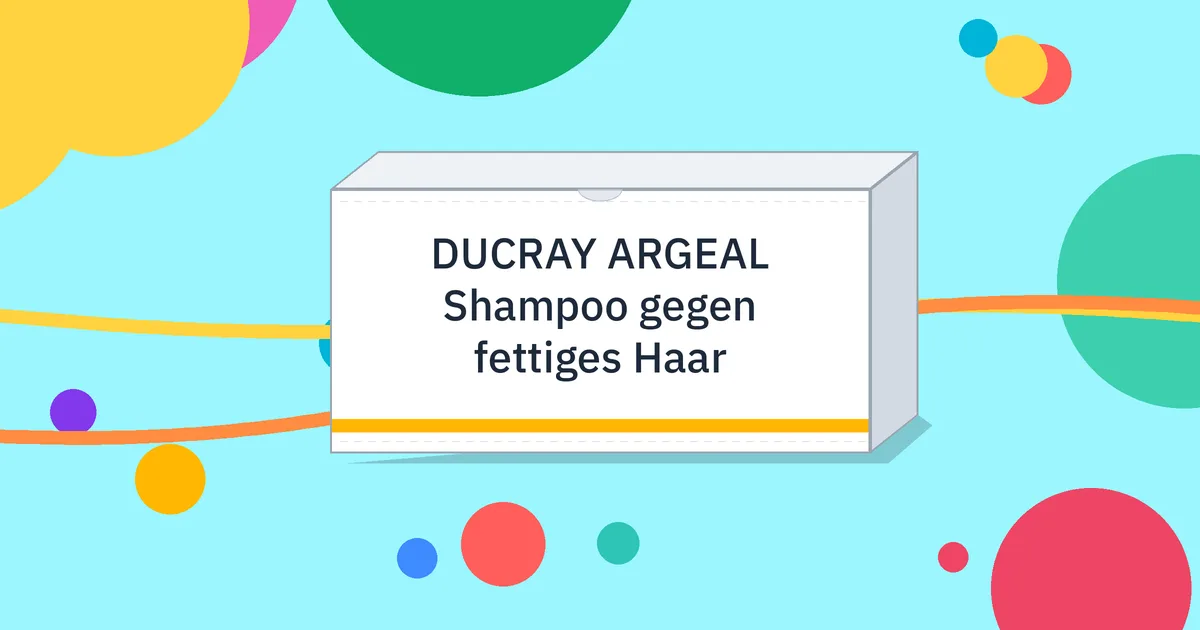 Symbolbild: Packung mit der Aufschrift DUCRAY ARGEAL Shampoo gegen fettiges Haar (PZN 13899597) – Verfügbarkeit und Bezug in Apotheken in Frankfurt am Main