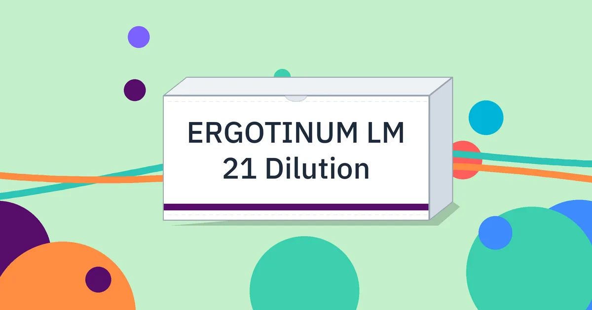 Symbolbild: Packung mit der Aufschrift ERGOTINUM LM 21 Dilution (PZN 13477324) – Verfügbarkeit und Bezug in Apotheken in Frankfurt am Main