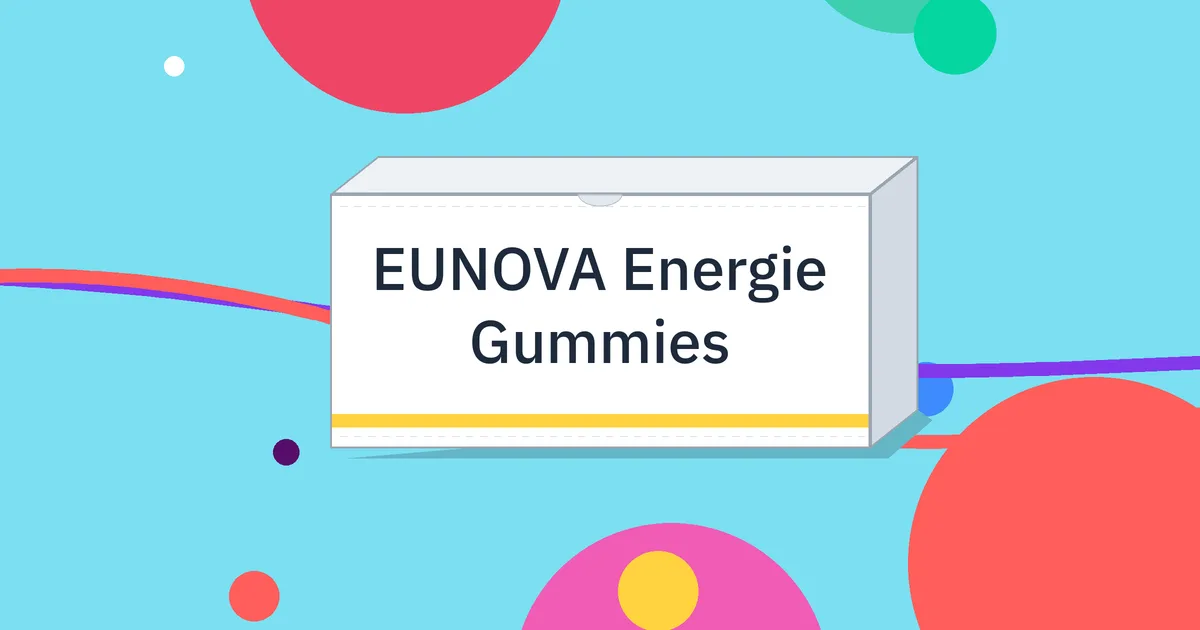Symbolbild: Packung mit der Aufschrift EUNOVA Energie Gummies (PZN 18747136) – Verfügbarkeit und Bezug in Apotheken in Frankfurt am Main