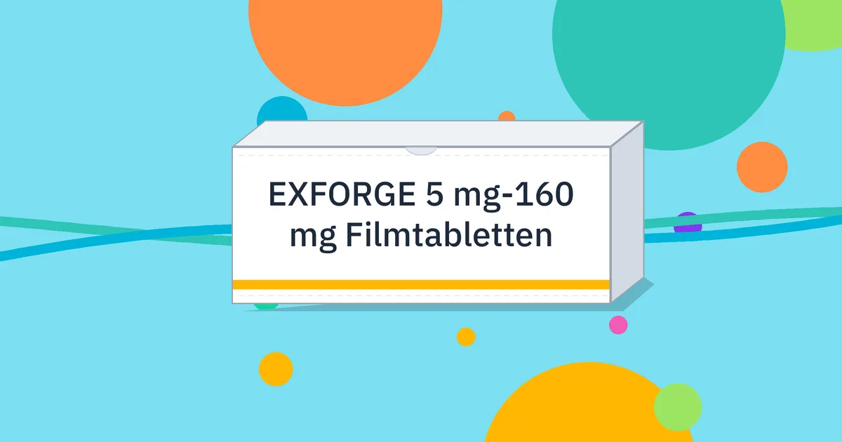 Symbolbild: Packung mit der Aufschrift EXFORGE 5 mg-160 mg Filmtabletten (PZN 10172736) – Verfügbarkeit und Bezug in Apotheken in Frankfurt am Main