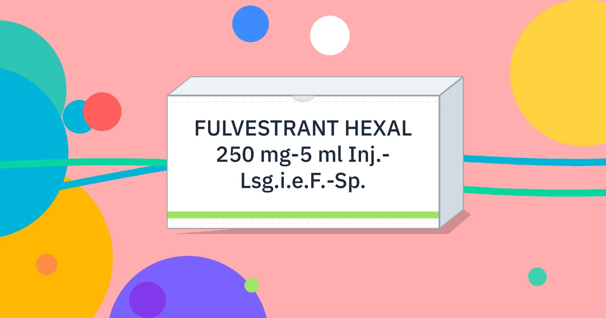 Symbolbild: Packung mit der Aufschrift FULVESTRANT HEXAL 250 mg-5 ml Inj.-Lsg.i.e.F.-Sp. (PZN 18028252) – Verfügbarkeit und Bezug in Apotheken in Frankfurt am Main