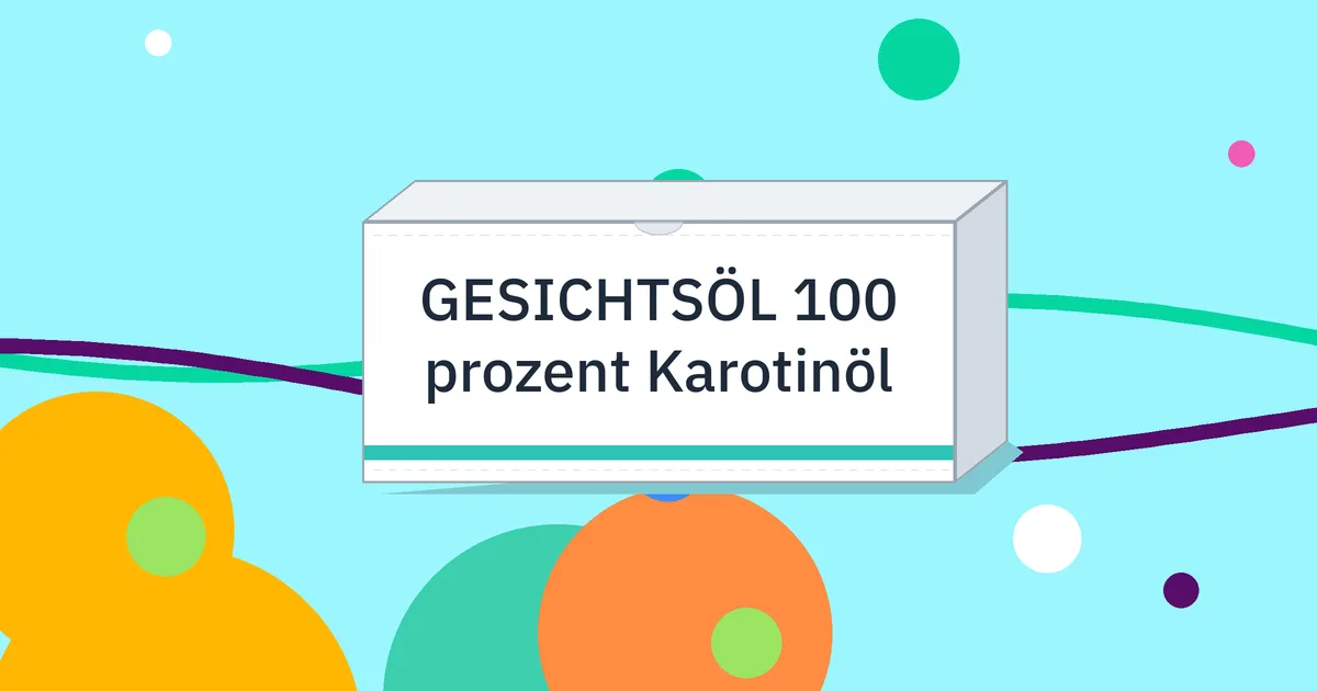Symbolbild: Packung mit der Aufschrift GESICHTSÖL 100 prozent Karotinöl (PZN 19360675) – Verfügbarkeit und Bezug in Apotheken in Frankfurt am Main