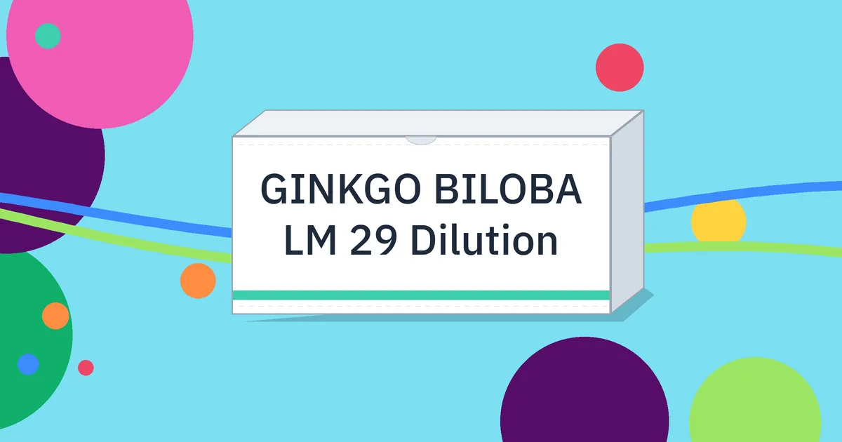 Symbolbild: Packung mit der Aufschrift GINKGO BILOBA LM 29 Dilution (PZN 12878280) – Verfügbarkeit und Bezug in Apotheken in Frankfurt am Main
