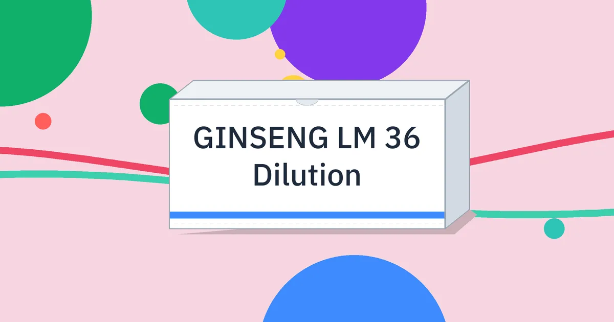 Symbolbild: Packung mit der Aufschrift GINSENG LM 36 Dilution (PZN 12878759) – Verfügbarkeit und Bezug in Apotheken in Frankfurt am Main