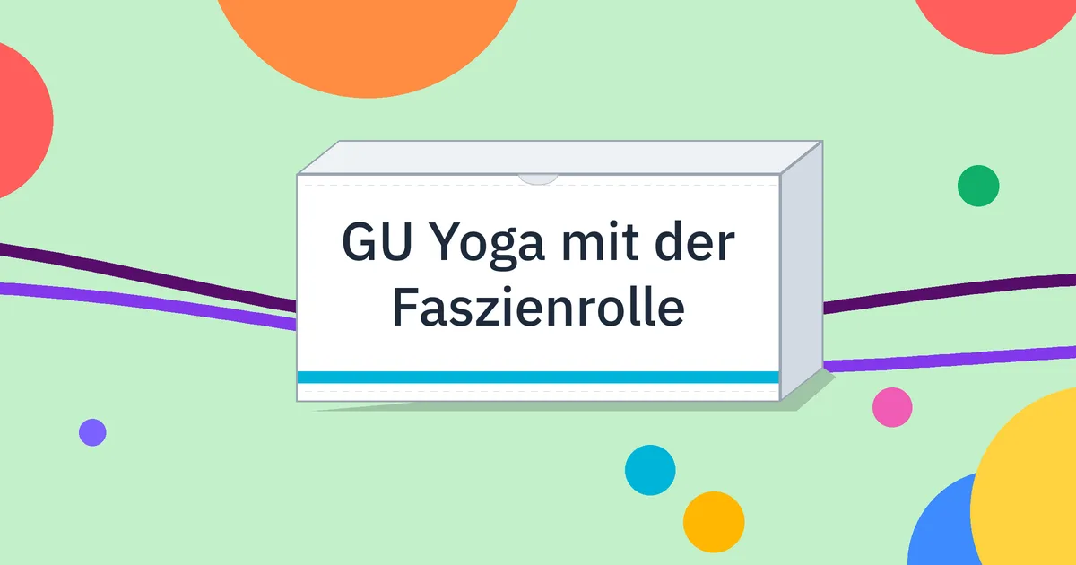 Symbolbild: Packung mit der Aufschrift GU Yoga mit der Faszienrolle (PZN 14257234) – Verfügbarkeit und Bezug in Apotheken in Frankfurt am Main