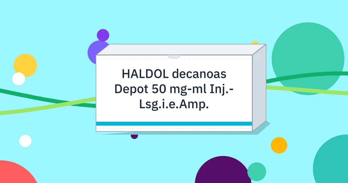 Symbolbild: Packung mit der Aufschrift HALDOL decanoas Depot 50 mg-ml Inj.-Lsg.i.e.Amp. (PZN 06951854) – Verfügbarkeit und Bezug in Apotheken in Frankfurt am Main