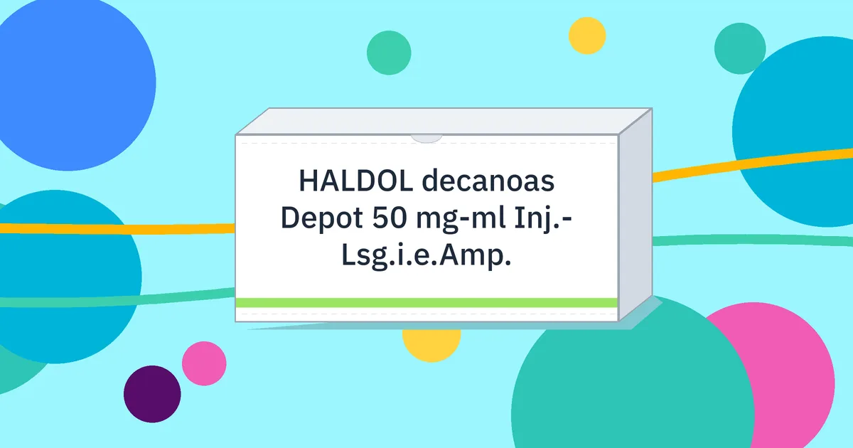 Symbolbild: Packung mit der Aufschrift HALDOL decanoas Depot 50 mg-ml Inj.-Lsg.i.e.Amp. (PZN 17257789) – Verfügbarkeit und Bezug in Apotheken in Frankfurt am Main