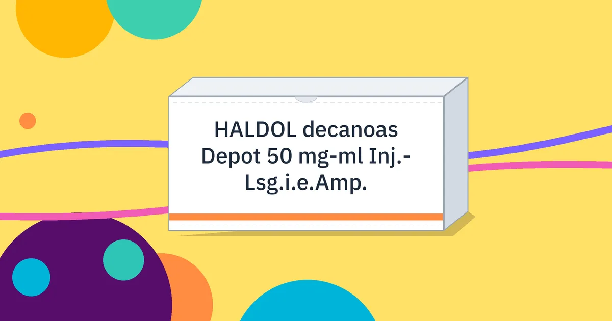 Symbolbild: Packung mit der Aufschrift HALDOL decanoas Depot 50 mg-ml Inj.-Lsg.i.e.Amp. (PZN 18852347) – Verfügbarkeit und Bezug in Apotheken in Frankfurt am Main