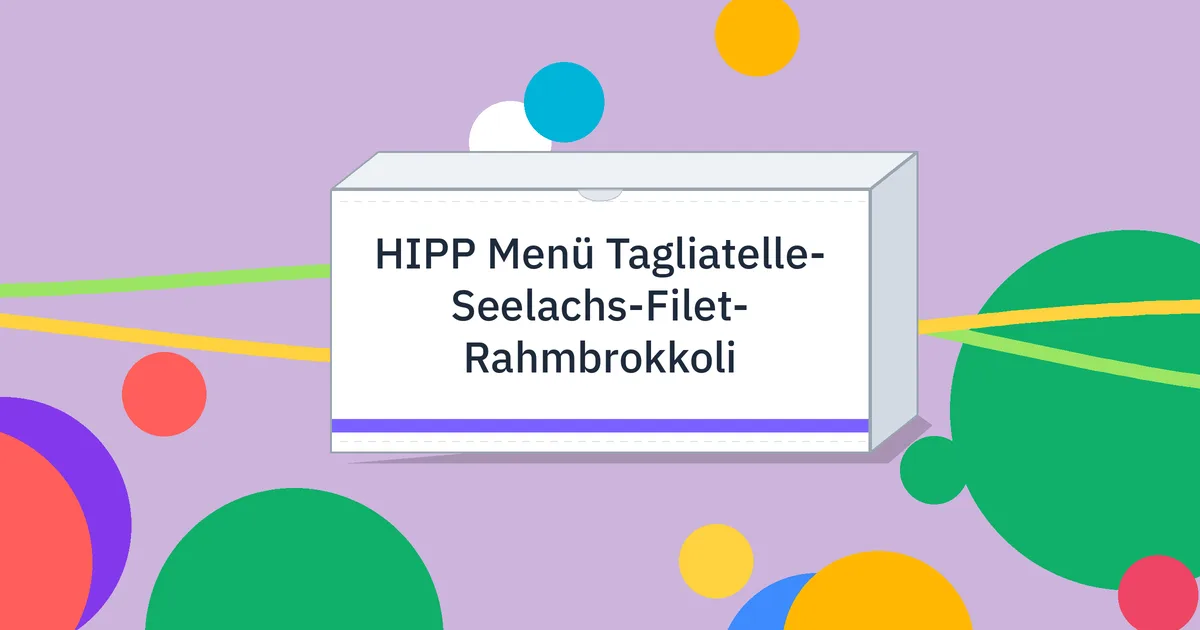 Symbolbild: Packung mit der Aufschrift HIPP Menü Tagliatelle-Seelachs-Filet-Rahmbrokkoli (PZN 09942347) – Verfügbarkeit und Bezug in Apotheken in Frankfurt am Main