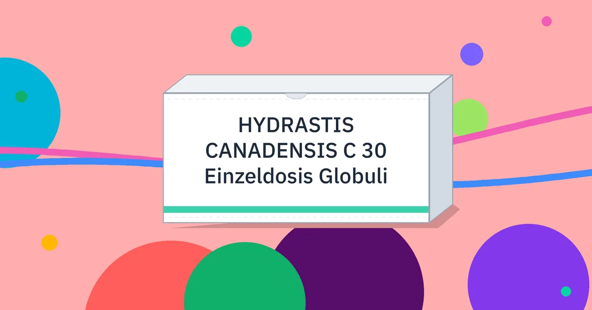 Symbolbild: Packung mit der Aufschrift HYDRASTIS CANADENSIS C 30 Einzeldosis Globuli (PZN 01544340) – Verfügbarkeit und Bezug in Apotheken in Frankfurt am Main