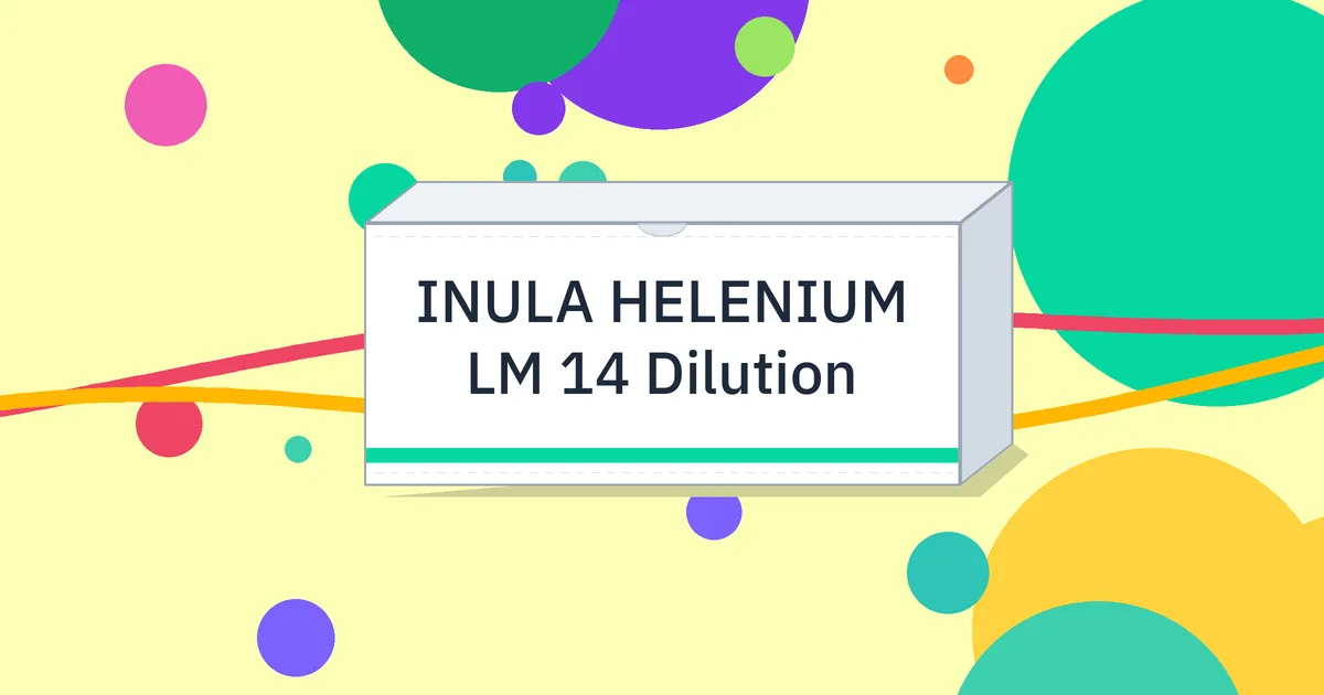 Symbolbild: Packung mit der Aufschrift INULA HELENIUM LM 14 Dilution (PZN 13560491) – Verfügbarkeit und Bezug in Apotheken in Frankfurt am Main