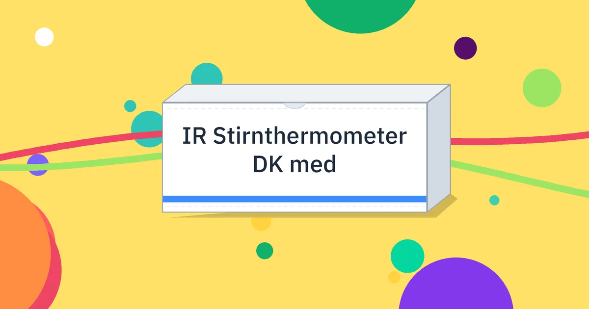 Symbolbild: Packung mit der Aufschrift IR Stirnthermometer DK med (PZN 16833831) – Verfügbarkeit und Bezug in Apotheken in Frankfurt am Main