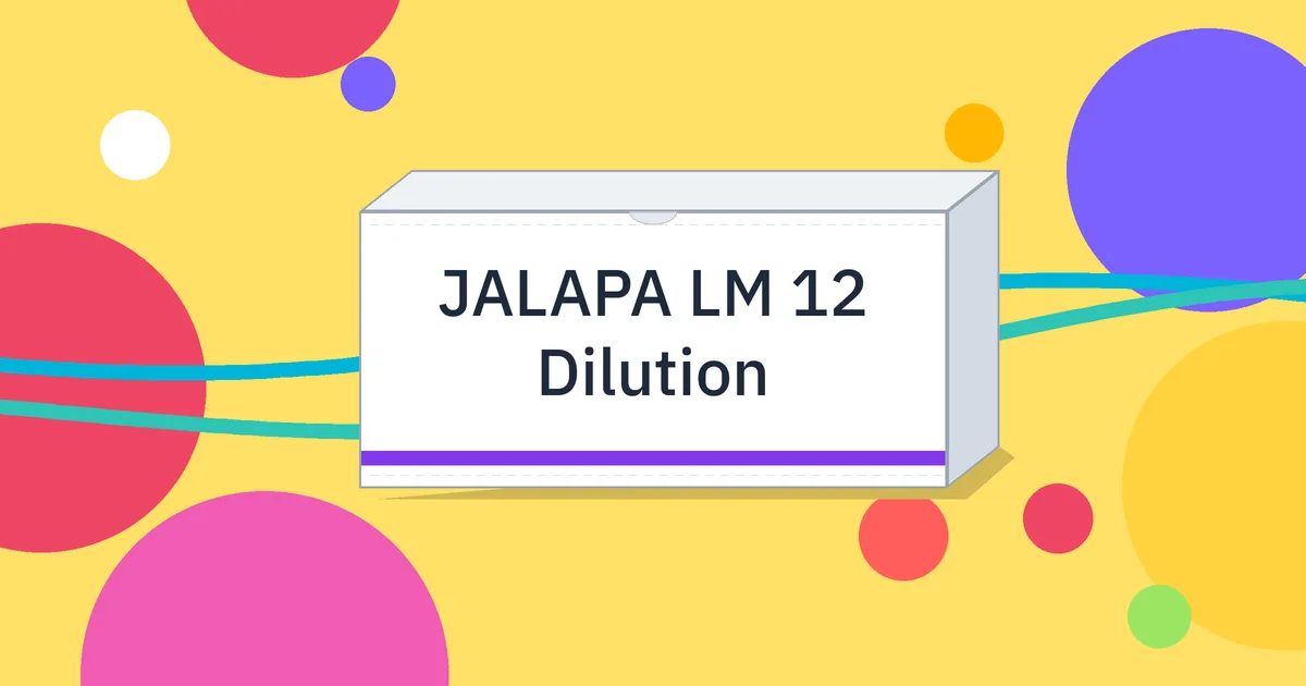 Symbolbild: Packung mit der Aufschrift JALAPA LM 12 Dilution (PZN 13561869) – Verfügbarkeit und Bezug in Apotheken in Frankfurt am Main