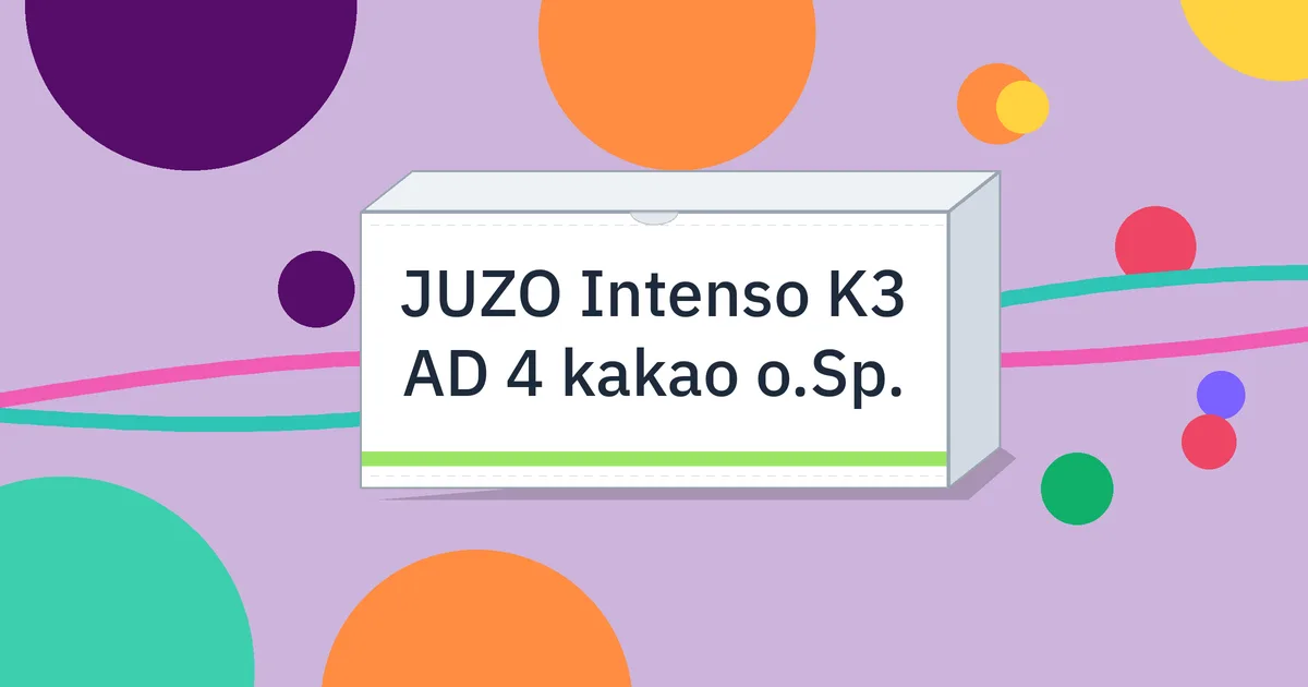 Symbolbild: Packung mit der Aufschrift JUZO Intenso K3 AD 4 kakao o.Sp. (PZN 18638252) – Verfügbarkeit und Bezug in Apotheken in Frankfurt am Main
