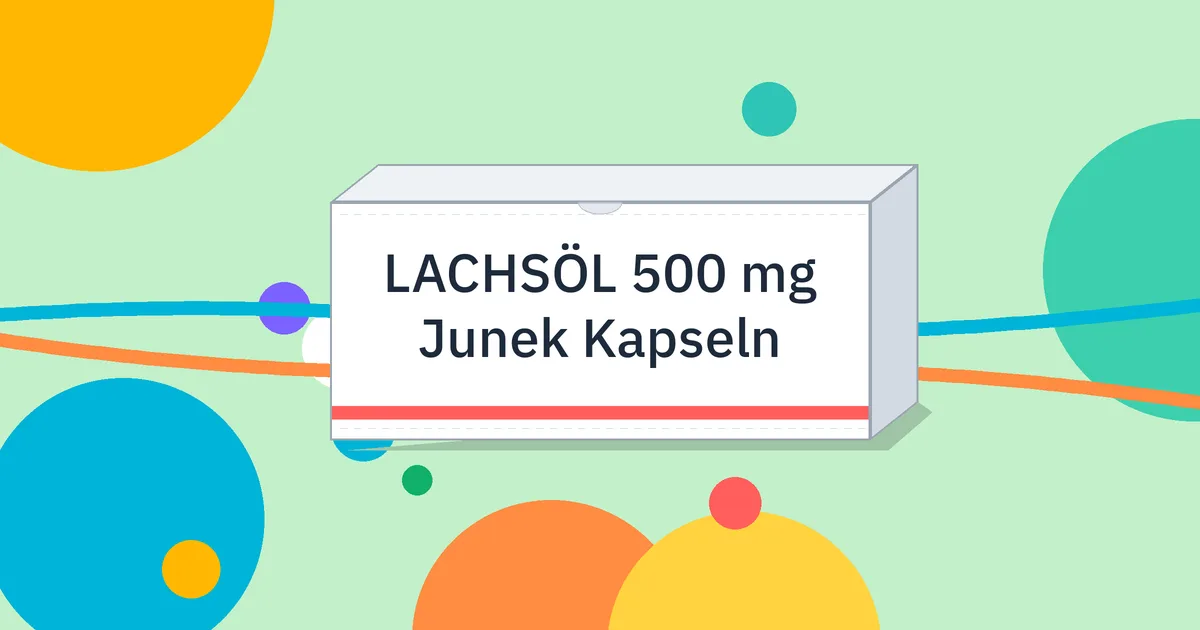 Symbolbild: Packung mit der Aufschrift LACHSÖL 500 mg Junek Kapseln (PZN 07079588) – Verfügbarkeit und Bezug in Apotheken in Frankfurt am Main