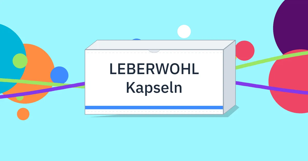 Symbolbild: Packung mit der Aufschrift LEBERWOHL Kapseln (PZN 14249890) – Verfügbarkeit und Bezug in Apotheken in Frankfurt am Main