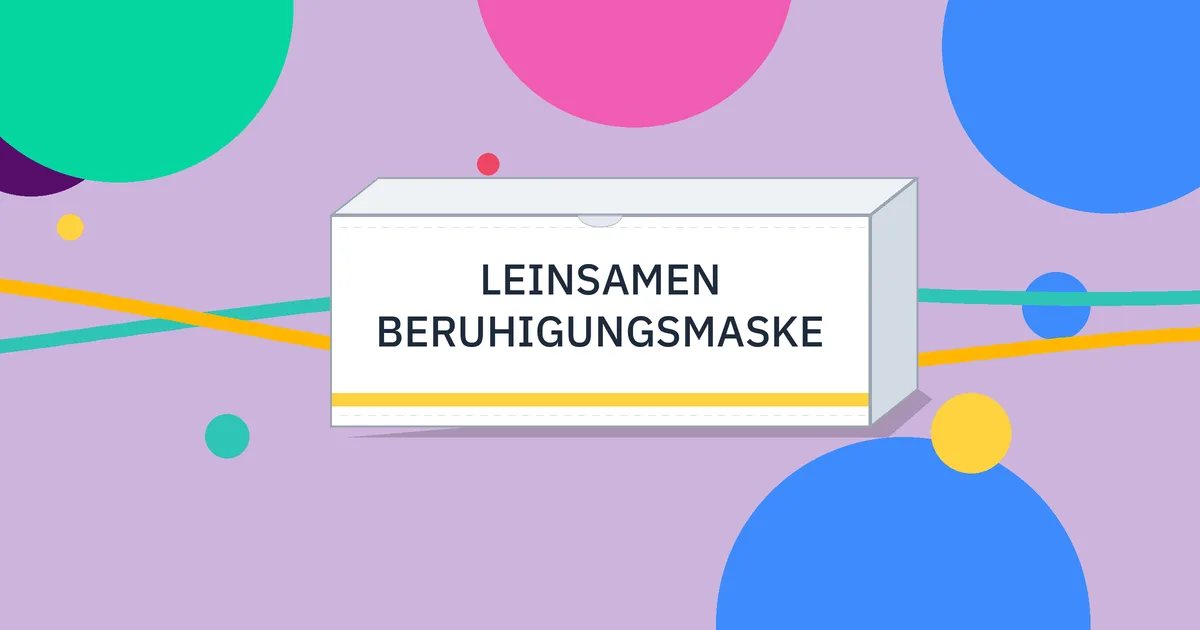 Symbolbild: Packung mit der Aufschrift LEINSAMEN BERUHIGUNGSMASKE (PZN 07521096) – Verfügbarkeit und Bezug in Apotheken in Frankfurt am Main