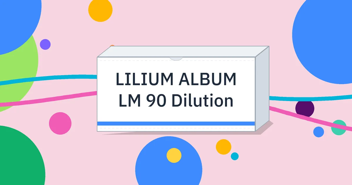 Symbolbild: Packung mit der Aufschrift LILIUM ALBUM LM 90 Dilution (PZN 12930939) – Verfügbarkeit und Bezug in Apotheken in Frankfurt am Main