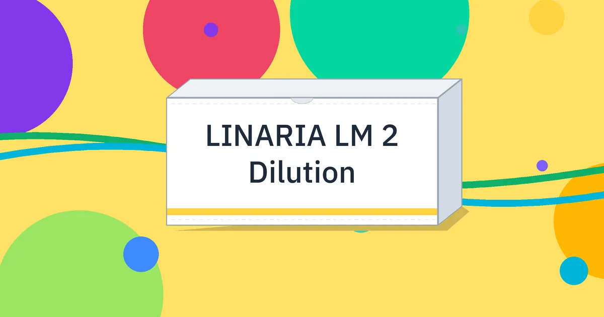 Symbolbild: Packung mit der Aufschrift LINARIA LM 2 Dilution (PZN 13529038) – Verfügbarkeit und Bezug in Apotheken in Frankfurt am Main