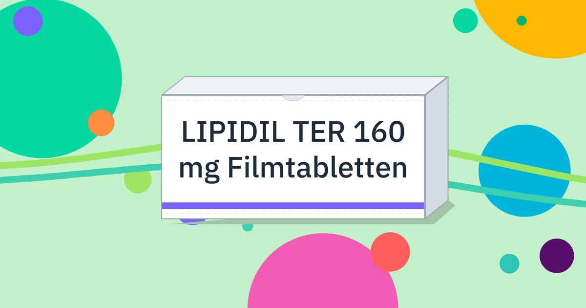 Symbolbild: Packung mit der Aufschrift LIPIDIL TER 160 mg Filmtabletten (PZN 00892317) – Verfügbarkeit und Bezug in Apotheken in Frankfurt am Main