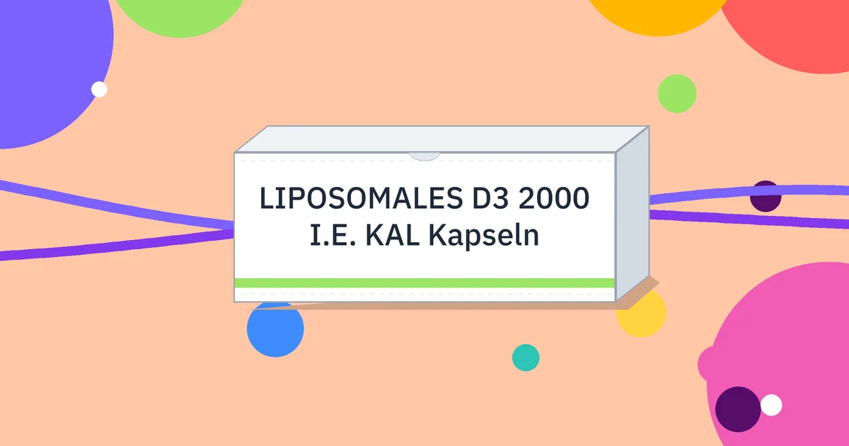Symbolbild: Packung mit der Aufschrift LIPOSOMALES D3 2000 I.E. KAL Kapseln (PZN 19404964) – Verfügbarkeit und Bezug in Apotheken in Frankfurt am Main