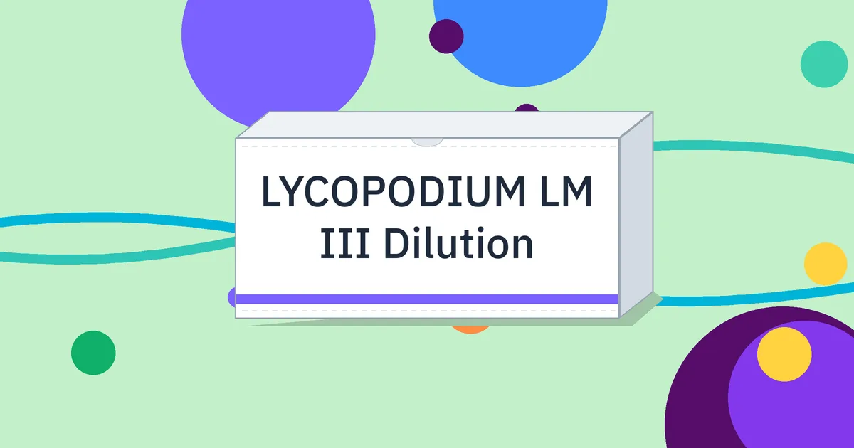 Symbolbild: Packung mit der Aufschrift LYCOPODIUM LM III Dilution (PZN 02934095) – Verfügbarkeit und Bezug in Apotheken in Frankfurt am Main