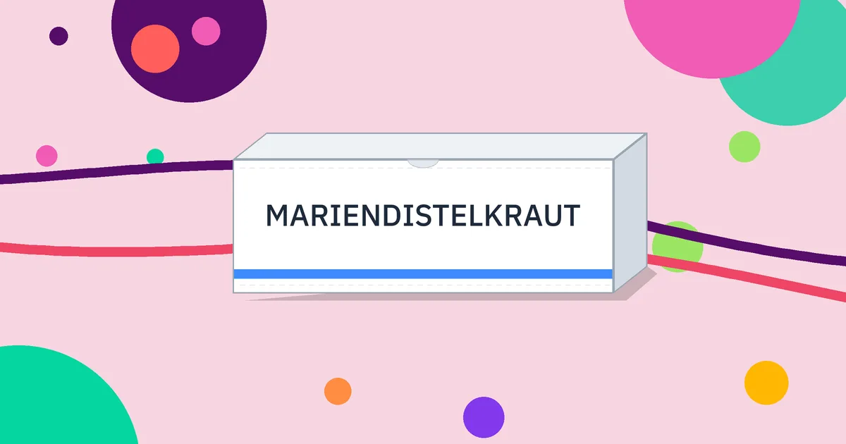 Symbolbild: Packung mit der Aufschrift MARIENDISTELKRAUT (PZN 08465879) – Verfügbarkeit und Bezug in Apotheken in Frankfurt am Main