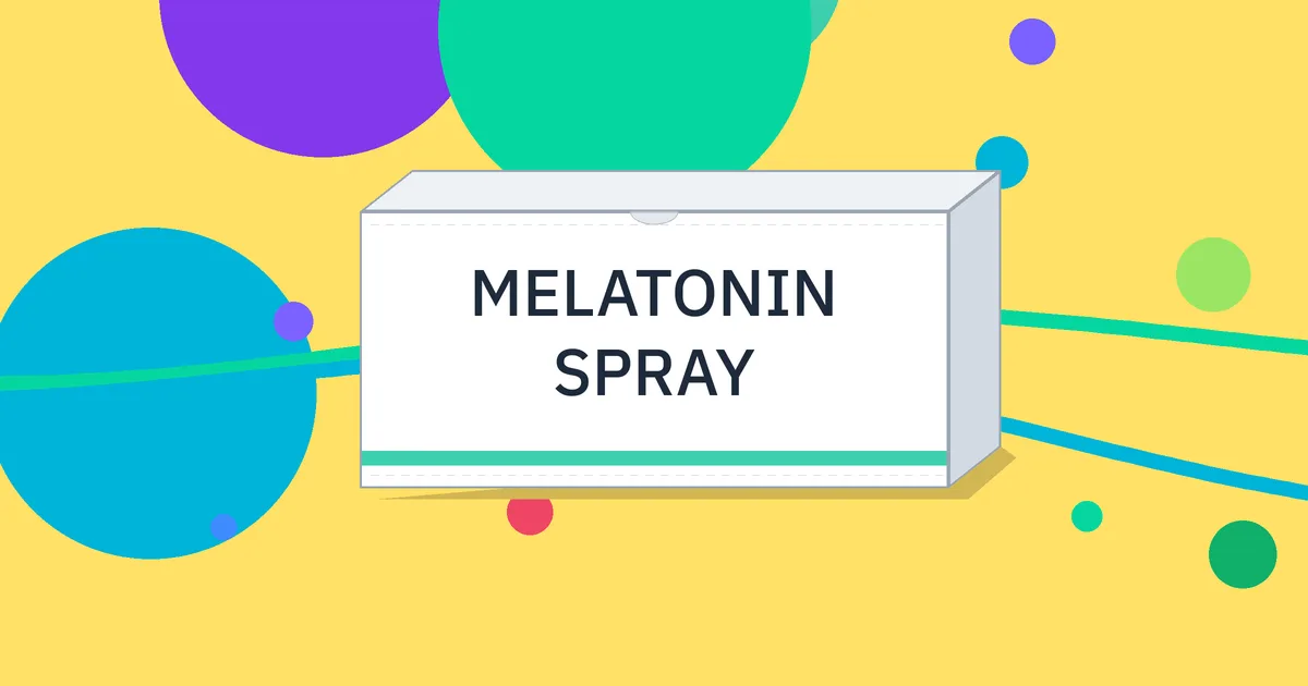 Symbolbild: Packung mit der Aufschrift MELATONIN SPRAY (PZN 19059438) – Verfügbarkeit und Bezug in Apotheken in Frankfurt am Main