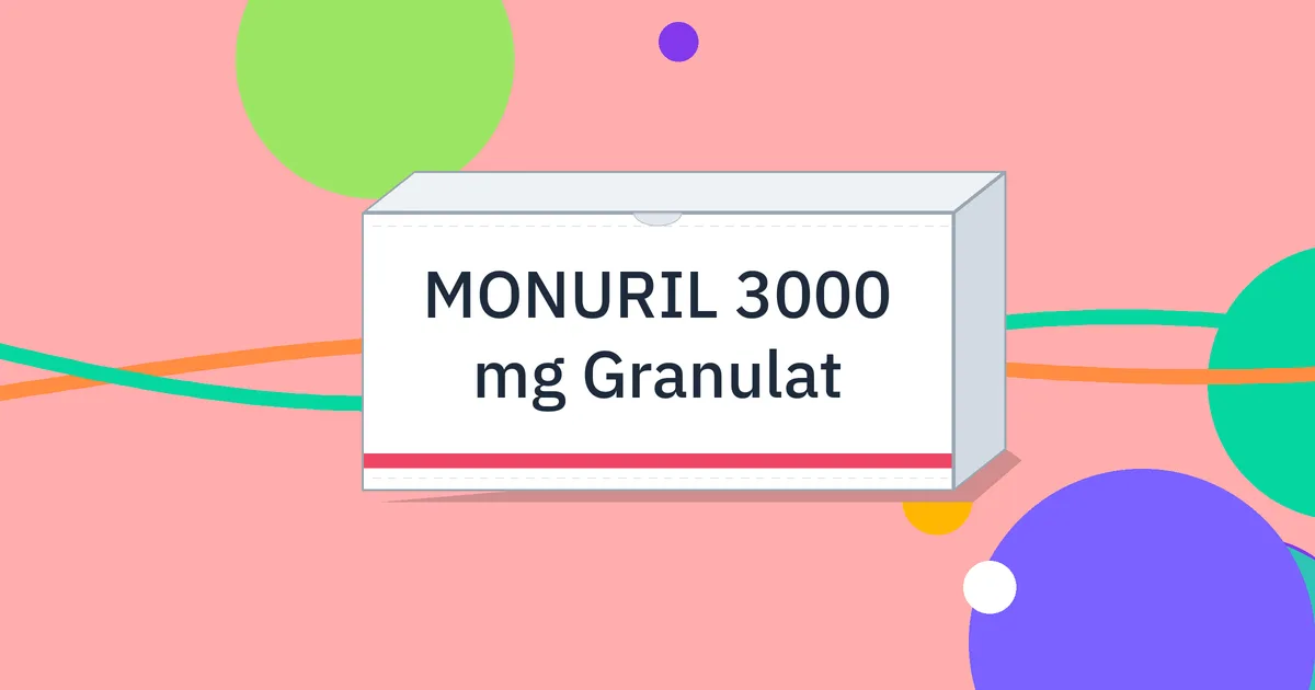 Symbolbild: Packung mit der Aufschrift MONURIL 3000 mg Granulat (PZN 10918259) – Verfügbarkeit und Bezug in Apotheken in Frankfurt am Main