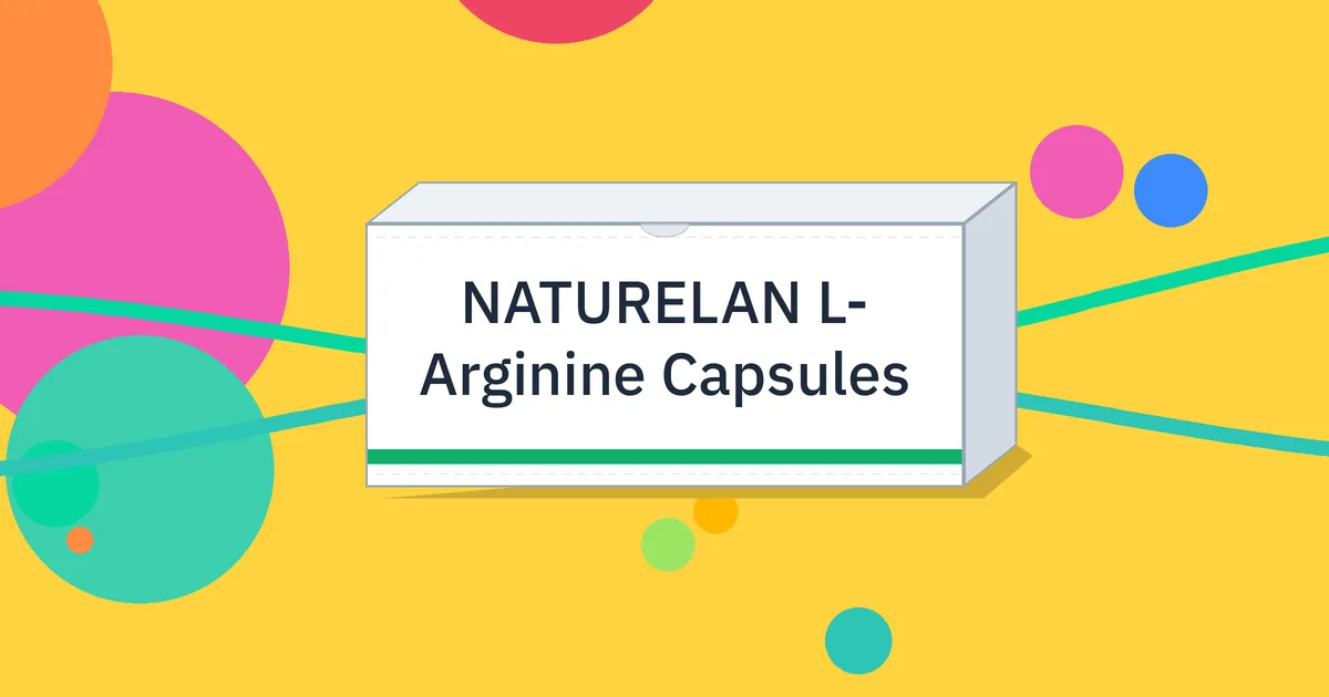 Symbolbild: Packung mit der Aufschrift NATURELAN L-Arginine Capsules (PZN 20097450) – Verfügbarkeit und Bezug in Apotheken in Frankfurt am Main