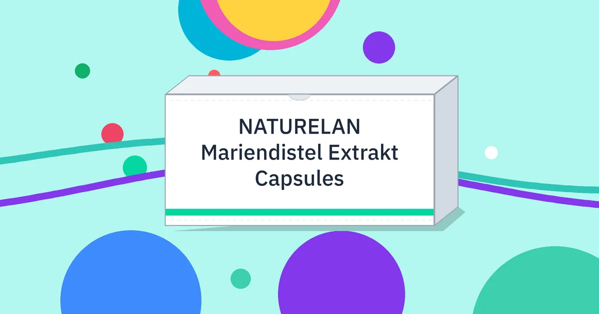 Symbolbild: Packung mit der Aufschrift NATURELAN Mariendistel Extrakt Capsules (PZN 20351546) – Verfügbarkeit und Bezug in Apotheken in Frankfurt am Main