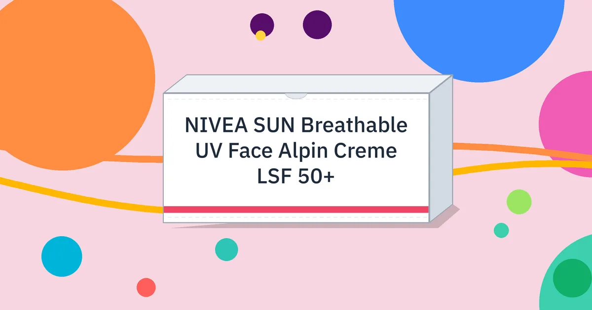 Symbolbild: Packung mit der Aufschrift NIVEA SUN Breathable UV Face Alpin Creme LSF 50+ (PZN 20723367) – Verfügbarkeit und Bezug in Apotheken in Frankfurt am Main