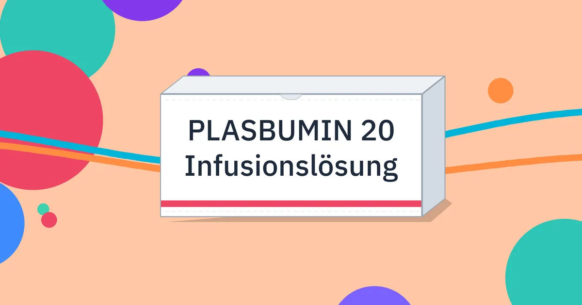 Symbolbild: Packung mit der Aufschrift PLASBUMIN 20 Infusionslösung (PZN 05559806) – Verfügbarkeit und Bezug in Apotheken in Frankfurt am Main
