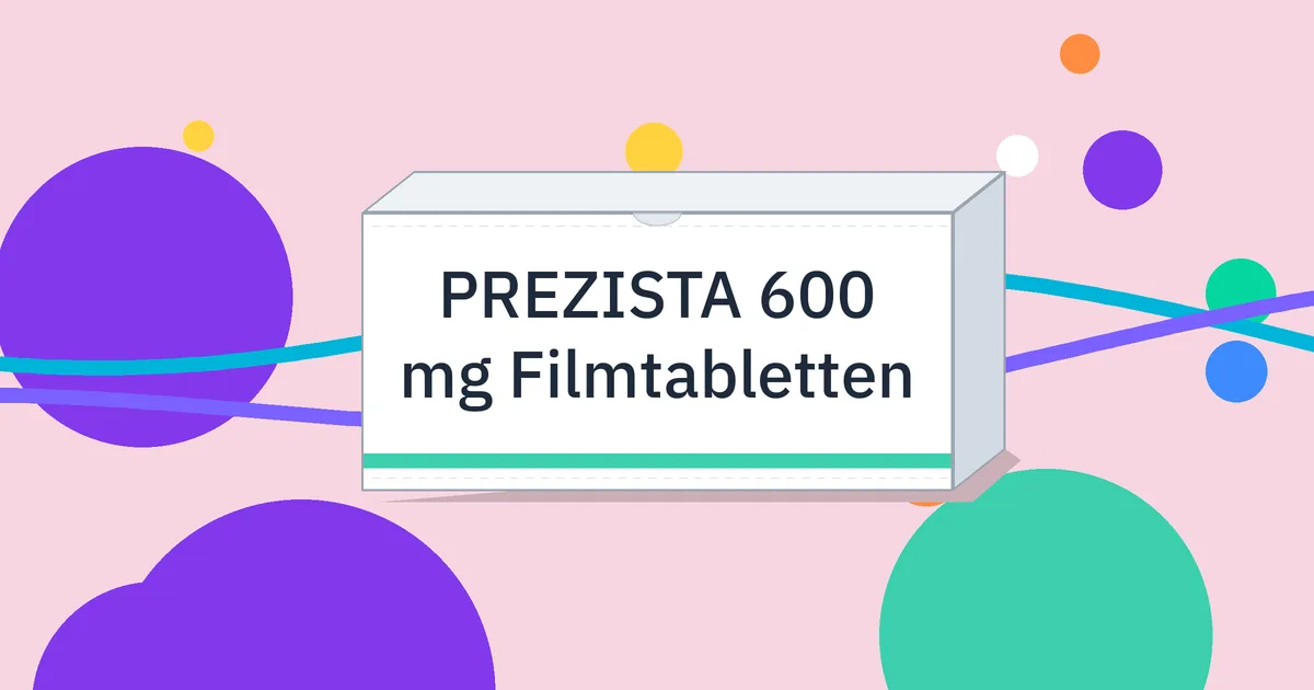 Symbolbild: Packung mit der Aufschrift PREZISTA 600 mg Filmtabletten (PZN 10118524) – Verfügbarkeit und Bezug in Apotheken in Frankfurt am Main