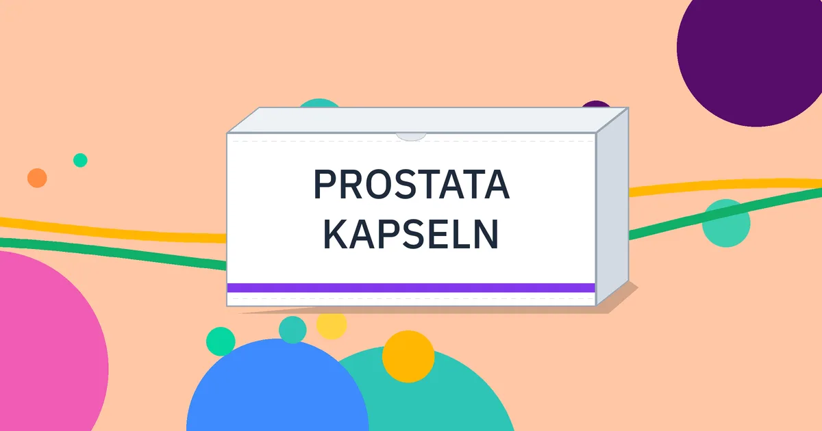 Symbolbild: Packung mit der Aufschrift PROSTATA KAPSELN (PZN 00695226) – Verfügbarkeit und Bezug in Apotheken in Frankfurt am Main
