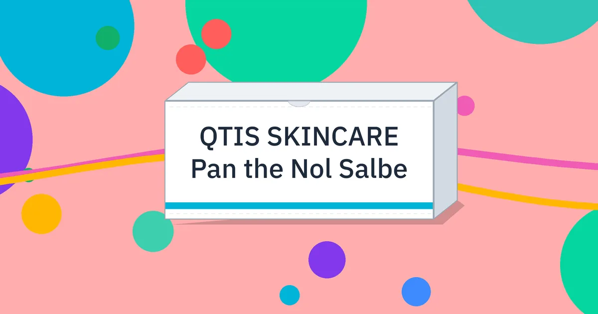 Symbolbild: Packung mit der Aufschrift QTIS SKINCARE Pan the Nol Salbe (PZN 18152897) – Verfügbarkeit und Bezug in Apotheken in Frankfurt am Main