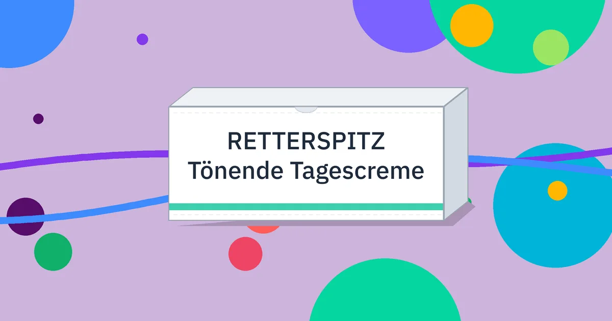 Symbolbild: Packung mit der Aufschrift RETTERSPITZ Tönende Tagescreme (PZN 09702927) – Verfügbarkeit und Bezug in Apotheken in Frankfurt am Main