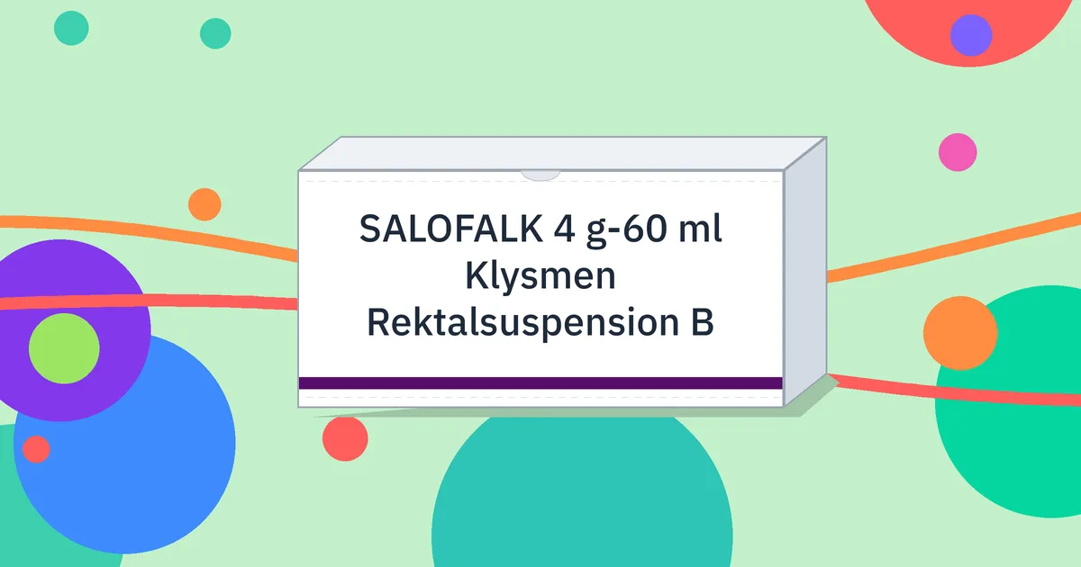 Symbolbild: Packung mit der Aufschrift SALOFALK 4 g-60 ml Klysmen Rektalsuspension B (PZN 07733415) – Verfügbarkeit und Bezug in Apotheken in Frankfurt am Main