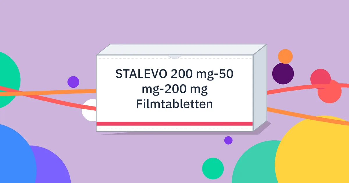 Symbolbild: Packung mit der Aufschrift STALEVO 200 mg-50 mg-200 mg Filmtabletten (PZN 04871619) – Verfügbarkeit und Bezug in Apotheken in Frankfurt am Main