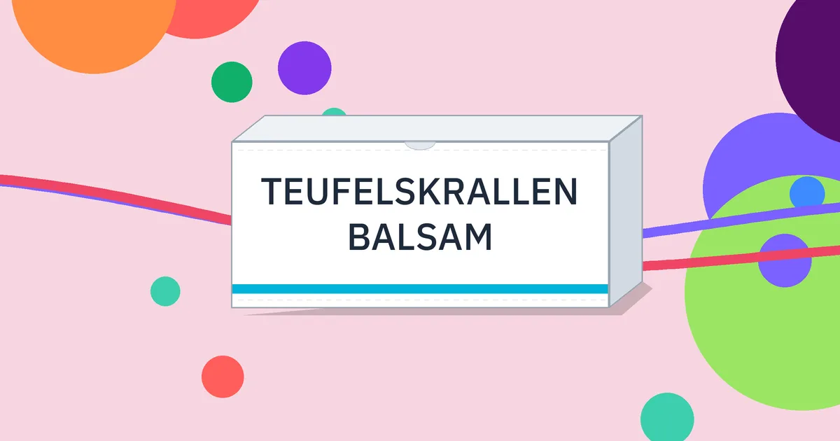 Symbolbild: Packung mit der Aufschrift TEUFELSKRALLEN BALSAM (PZN 01795214) – Verfügbarkeit und Bezug in Apotheken in Frankfurt am Main