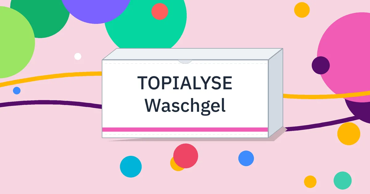 Symbolbild: Packung mit der Aufschrift TOPIALYSE Waschgel (PZN 20788881) – Verfügbarkeit und Bezug in Apotheken in Frankfurt am Main