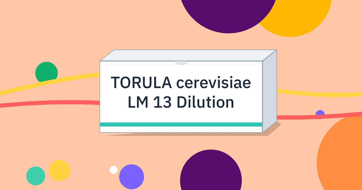 Symbolbild: Packung mit der Aufschrift TORULA cerevisiae LM 13 Dilution (PZN 13225752) – Verfügbarkeit und Bezug in Apotheken in Frankfurt am Main