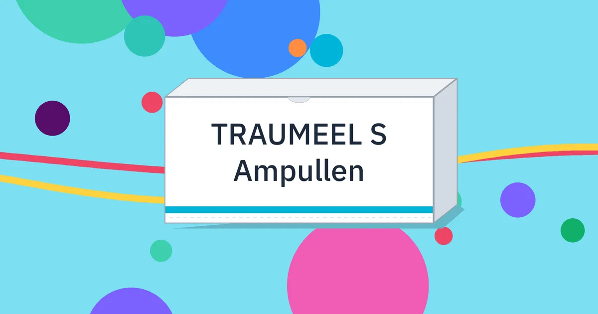 Symbolbild: Packung mit der Aufschrift TRAUMEEL S Ampullen (PZN 04312305) – Verfügbarkeit und Bezug in Apotheken in Frankfurt am Main