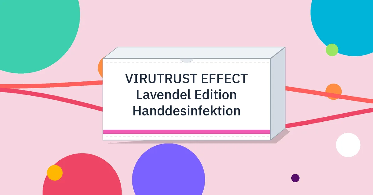 Symbolbild: Packung mit der Aufschrift VIRUTRUST EFFECT Lavendel Edition Handdesinfektion (PZN 16940662) – Verfügbarkeit und Bezug in Apotheken in Frankfurt am Main