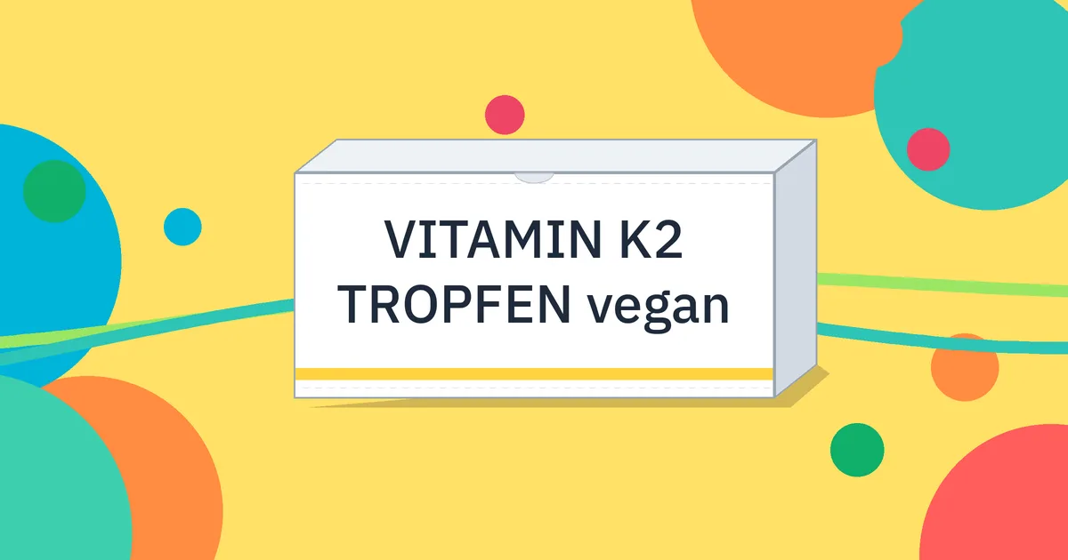 Symbolbild: Packung mit der Aufschrift VITAMIN K2 TROPFEN vegan (PZN 17526189) – Verfügbarkeit und Bezug in Apotheken in Frankfurt am Main